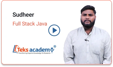 Full Stack Java Training in Hyderabad | Teks Academy